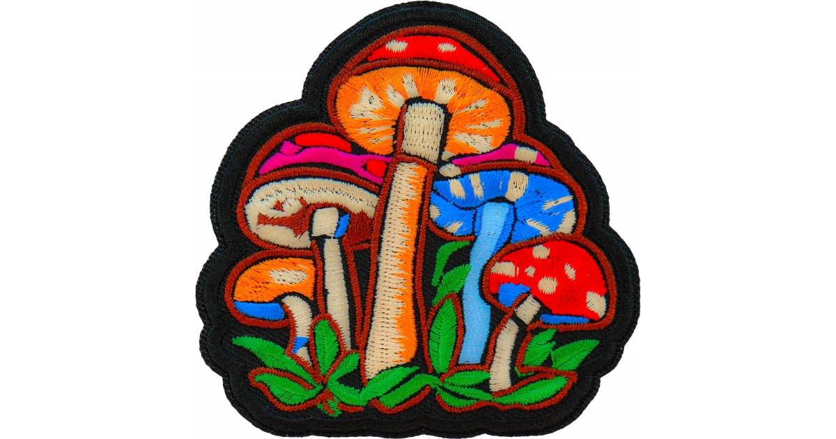 Magic Mushrooms Patch, Hippie Patches by Ivamis Patches