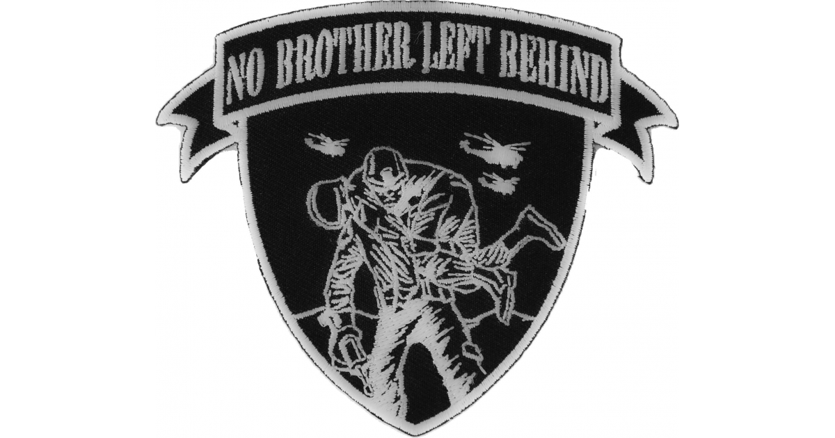 No Brother Left Behind Soldier Carrying Soldier Patch by Ivamis Patches