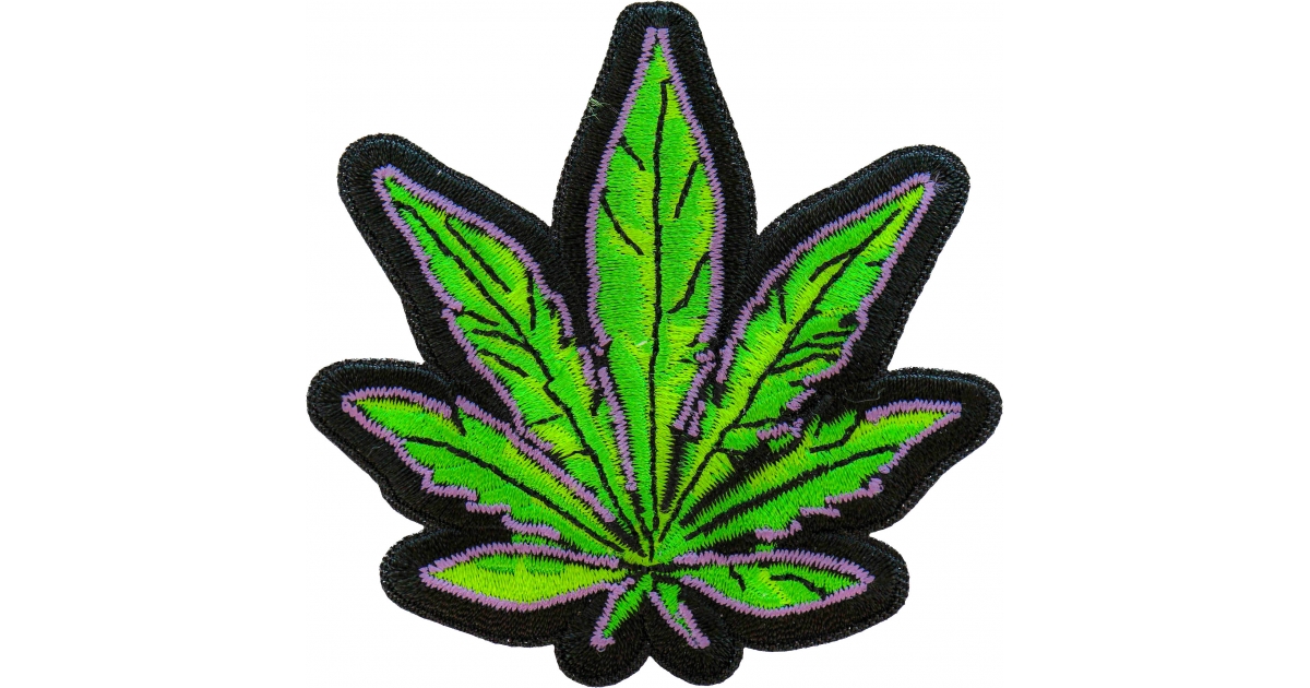 Pot Leaf Iron on Patch by Ivamis Patches
