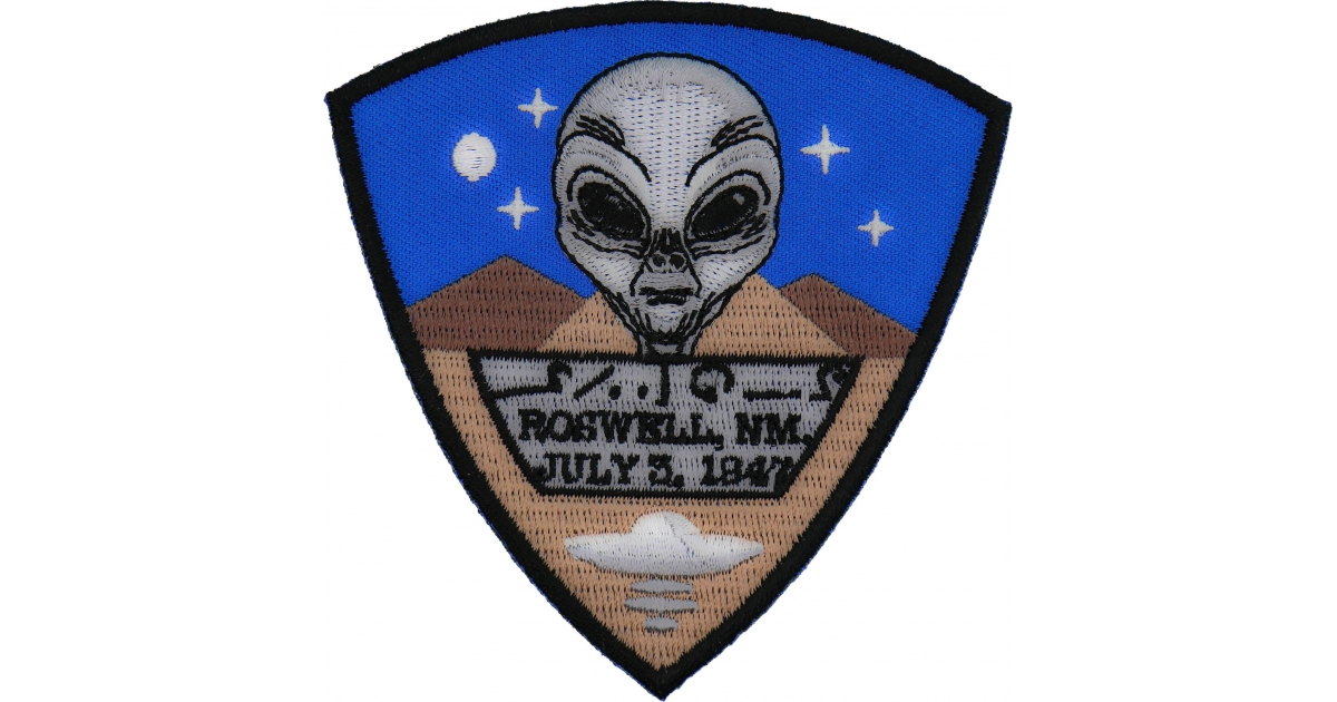 Roswell New Mexico Alien Patch by Ivamis Patches