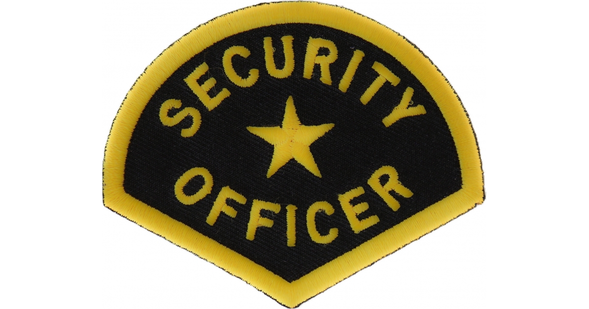 Security Officer Patch | Embroidered Patches by Ivamis Patches
