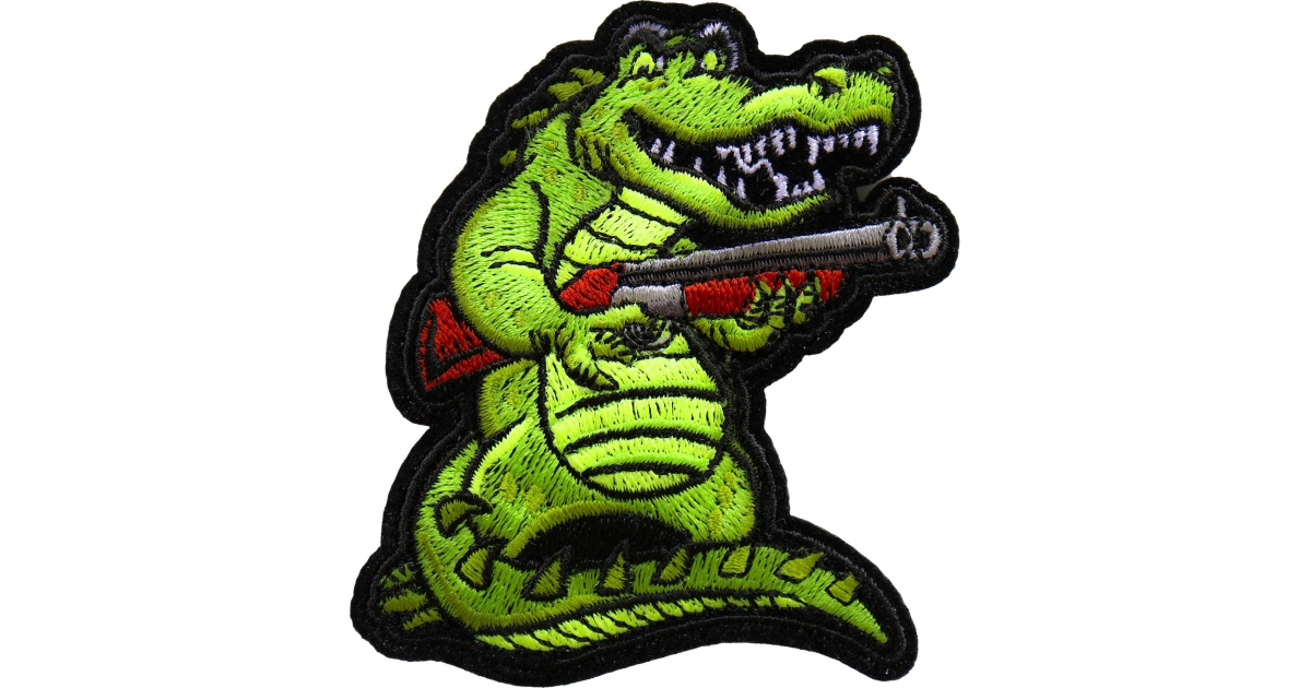 Shotgun Alligator Patch by Ivamis Patches