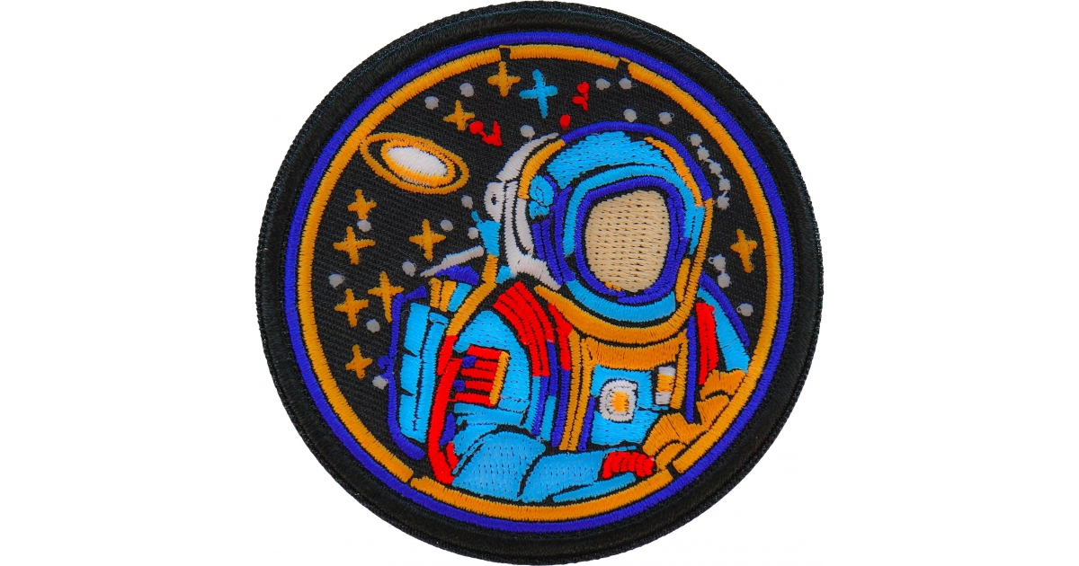 Space Astronaut Patch, Iron on Patches by Ivamis Patches