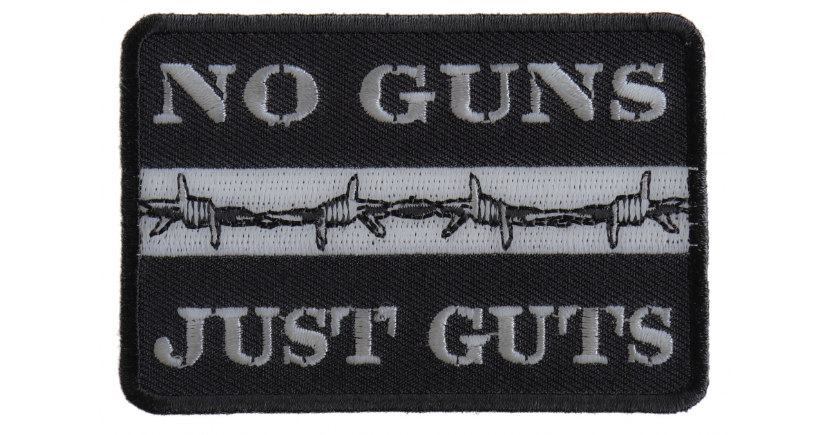Thin Silver Line Patch For Correctional Officers | Embroidered Patches ...