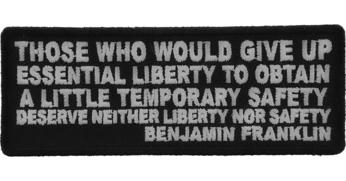 Those Who Give Up Essential Liberty to Obtain a little temporary Safety ...