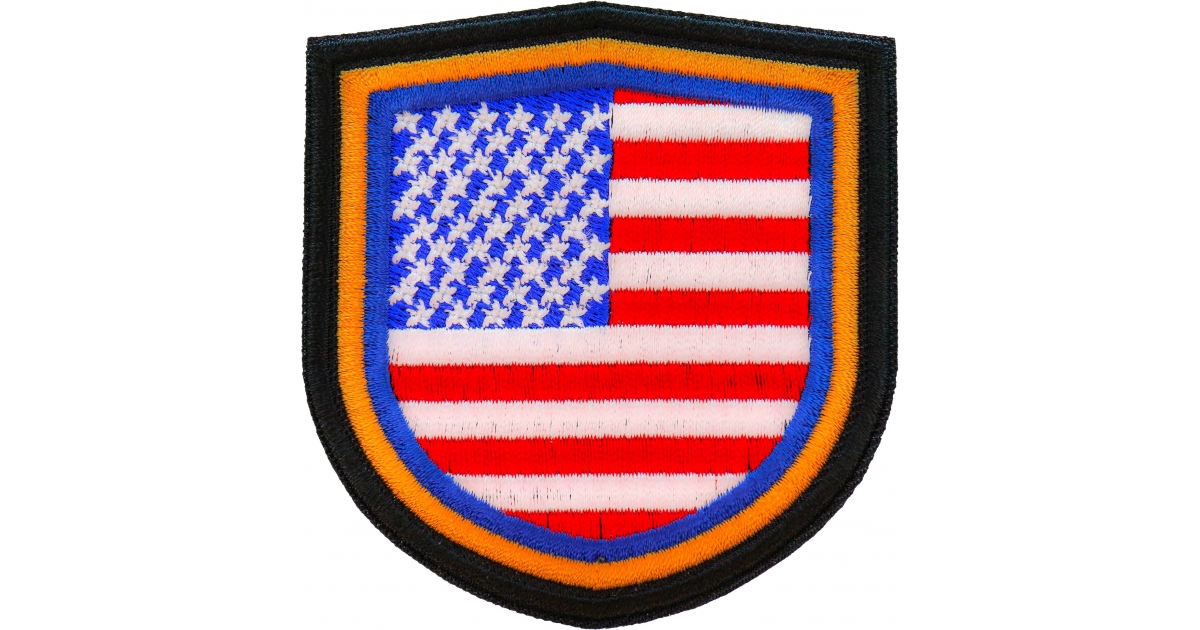 USA Shield Patch, Flag Patches by Ivamis Patches