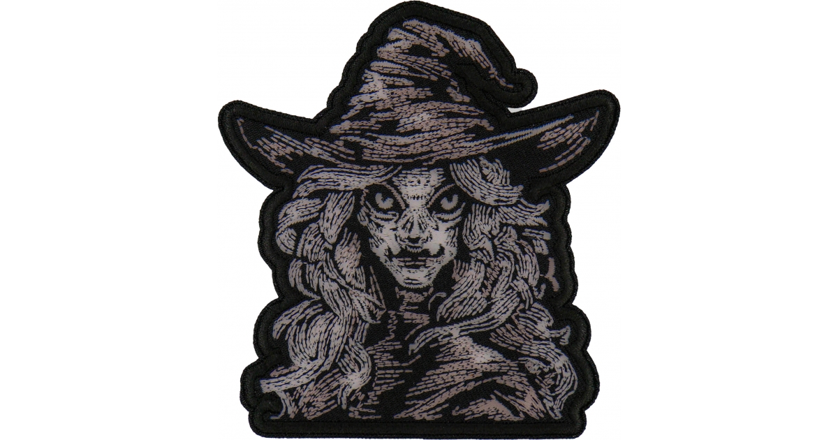 Wicked Witch Patch - Iron on Novelty Patches by Ivamis Patches