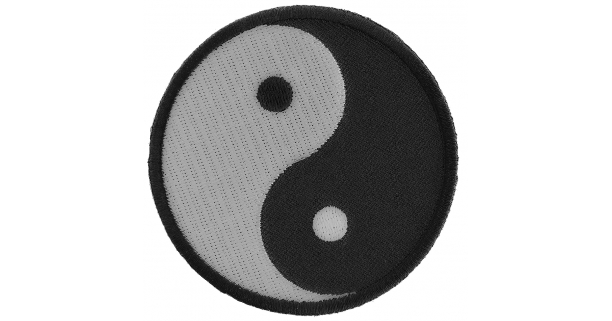 Iron On Ying Yang Patch by Ivamis Patches