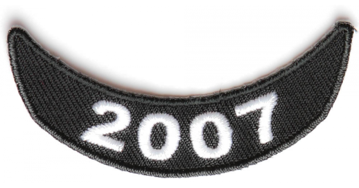2007 Lower Rocker Patch In Black White by Ivamis Patches