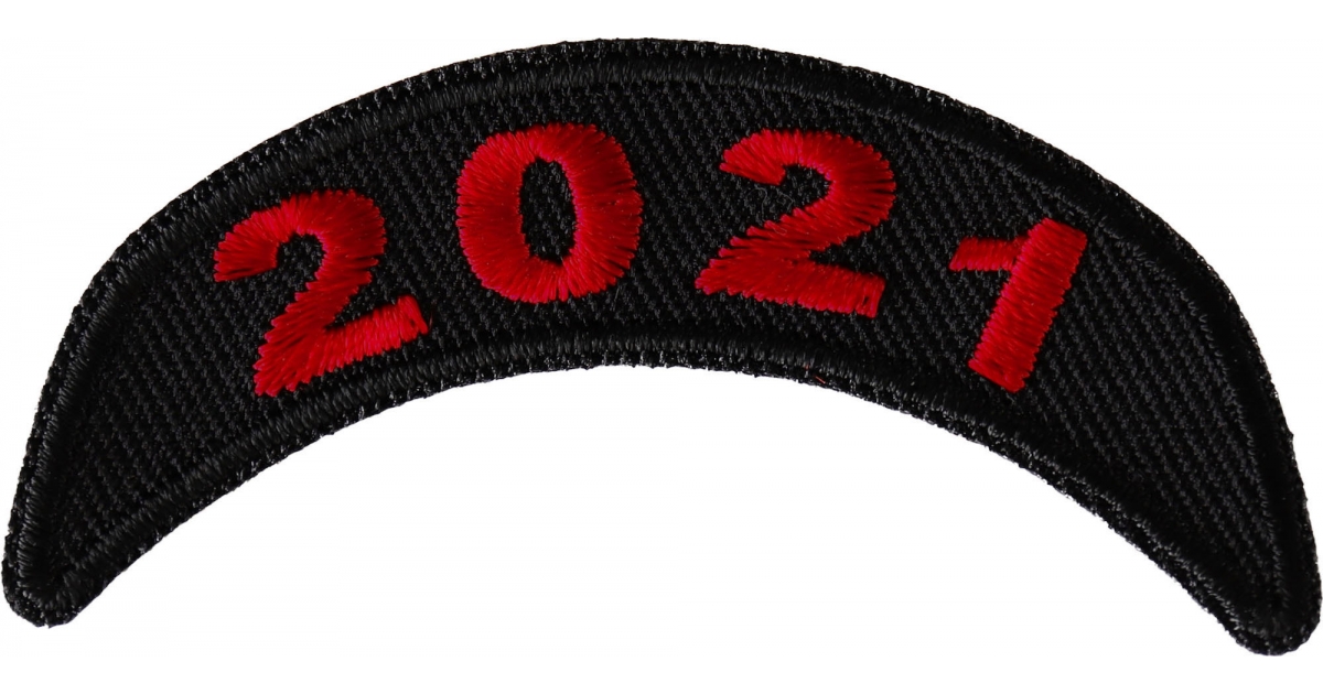 2021 Year Rocker Patch Upper Red by Ivamis Patches