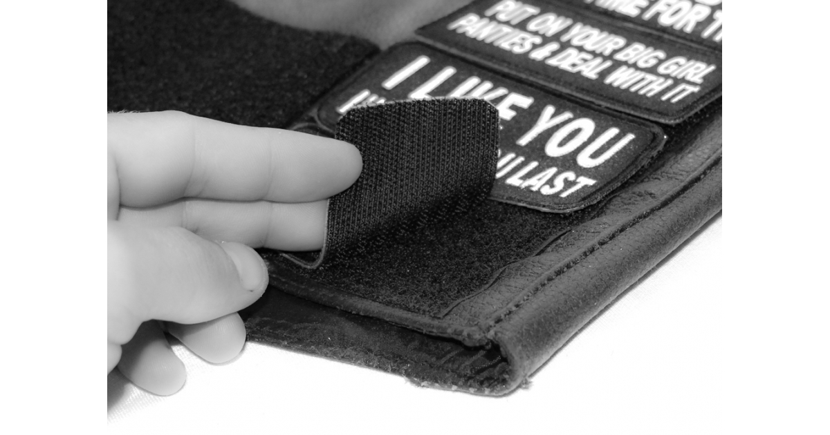 5 Pack 4x2 Inch Hook Peel and Stick Backing For Patches | Embroidered ...