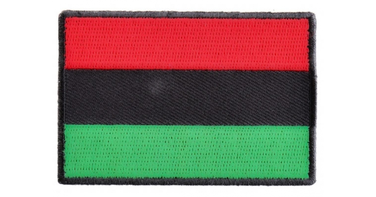 Africa Flag Embroidered Iron On Patch | Embroidered Patches by Ivamis ...