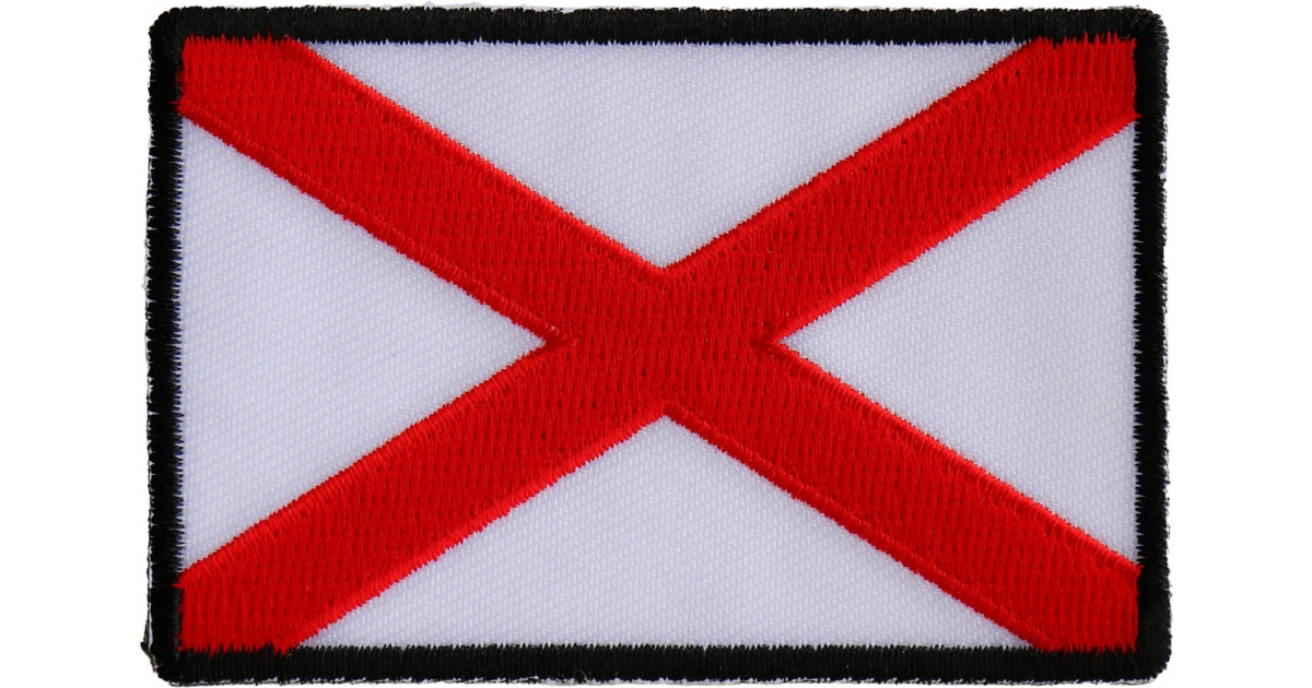 Alabama State Flag Patch by Ivamis Patches