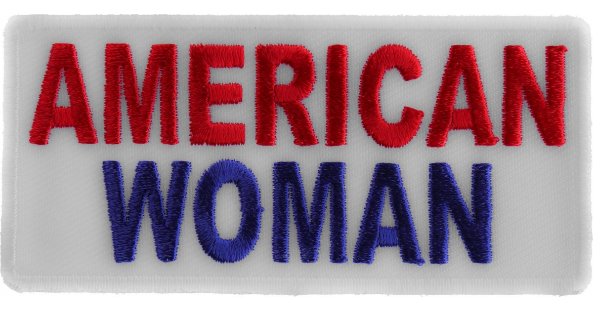 American Woman Patch, Funny Patches for Ladies by Ivamis Patches
