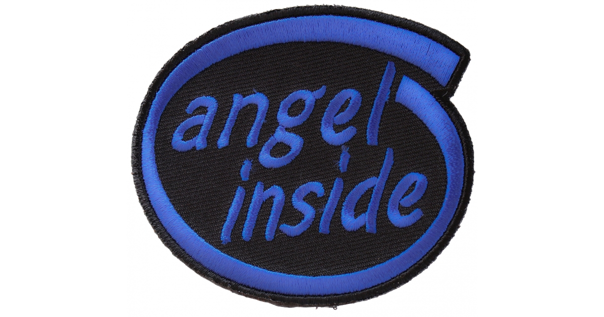 Angel Inside Iron On Patch For Ladies | Embroidered Patches by Ivamis ...