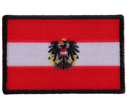 Austrian Flag Patch by Ivamis Patches