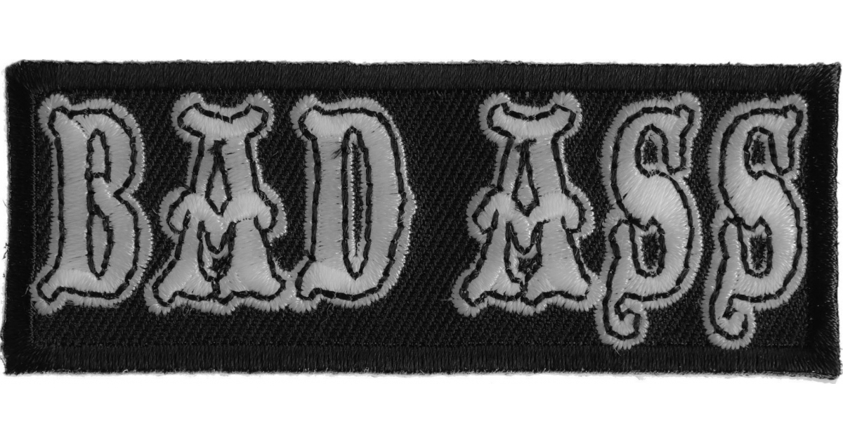 Bad Ass Patch, Funny Patches for Adults by Ivamis Patches