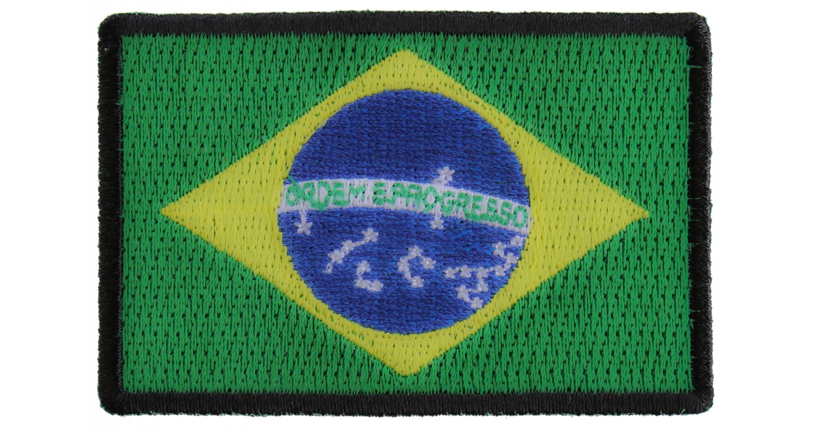 Brazil Flag Patch by Ivamis Patches