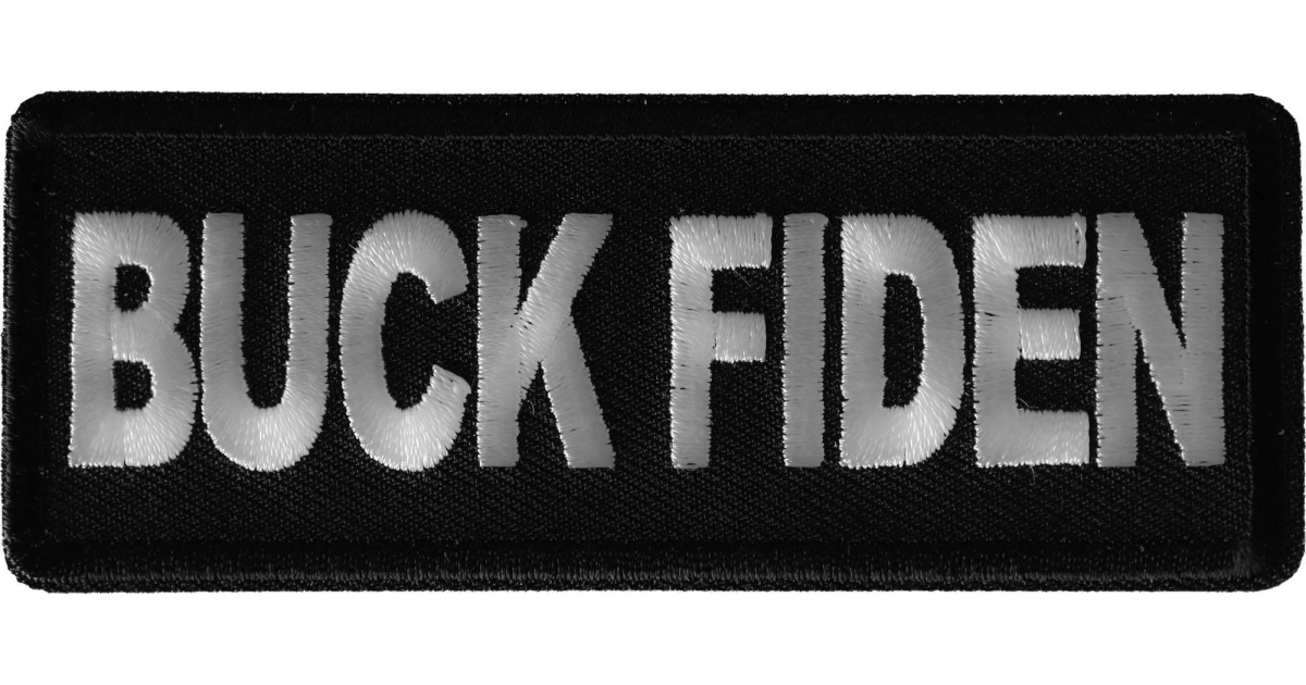 Buck Fiden Funny Iron on Patch - Iron on Funny Patches by Ivamis Patches