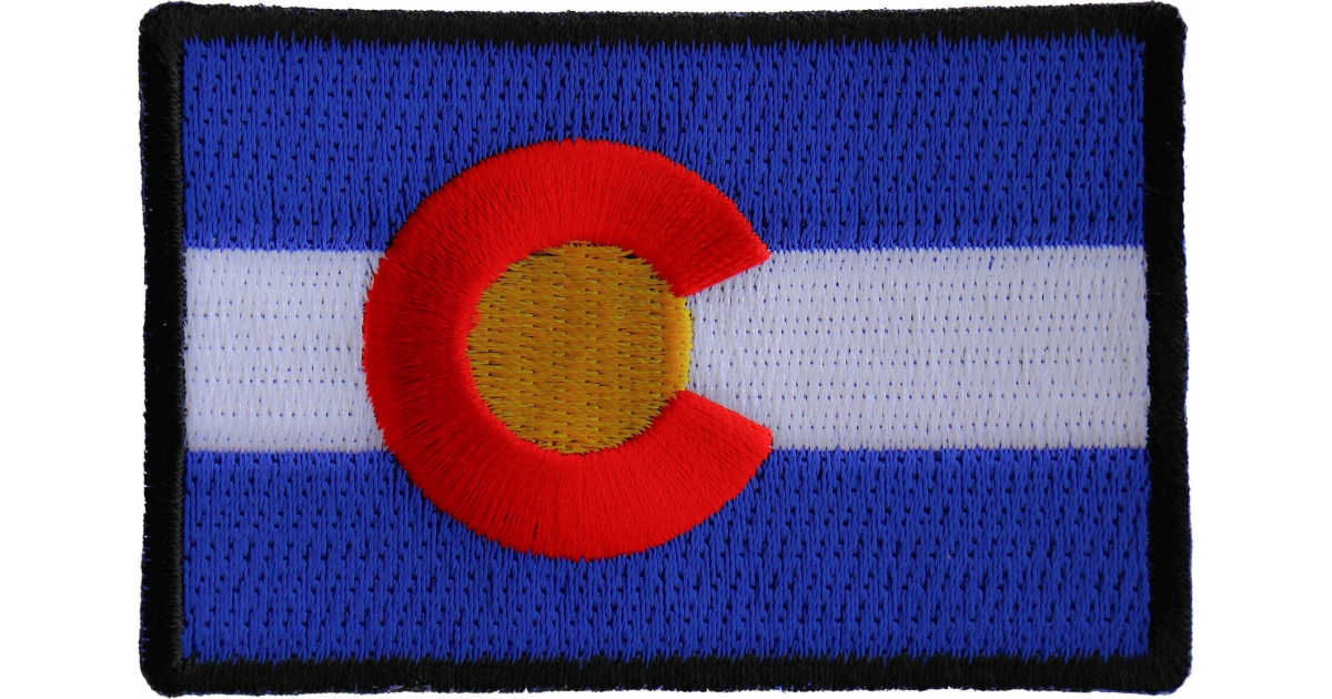 Colorado State Flag Patch by Ivamis Patches