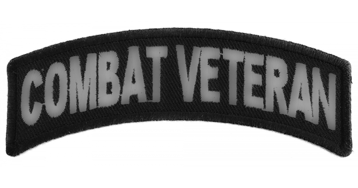 Combat Veteran Patch, Military Vet Patches by Ivamis Patches