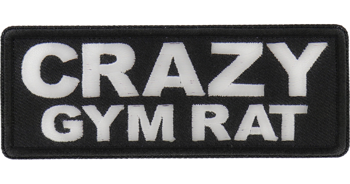 Crazy Gym Rat Patch by Ivamis Patches