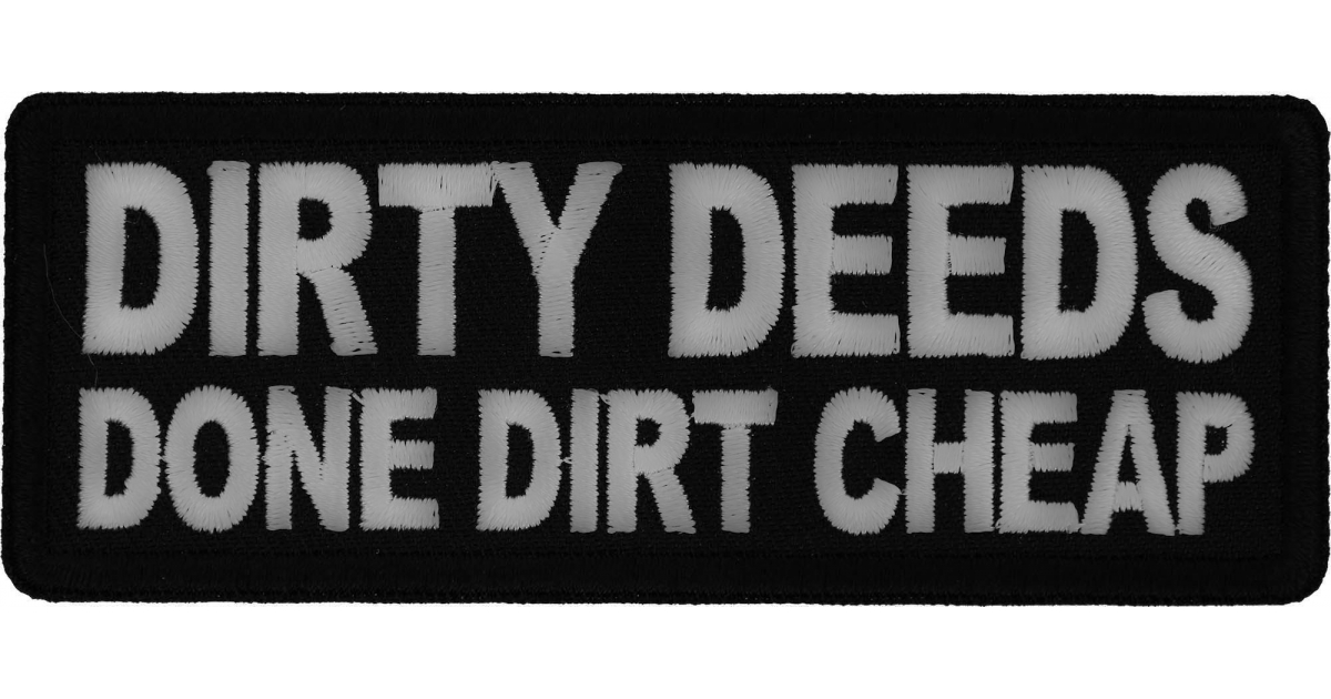 Dirty Deeds Done Dirt Cheap Patch by Ivamis Patches