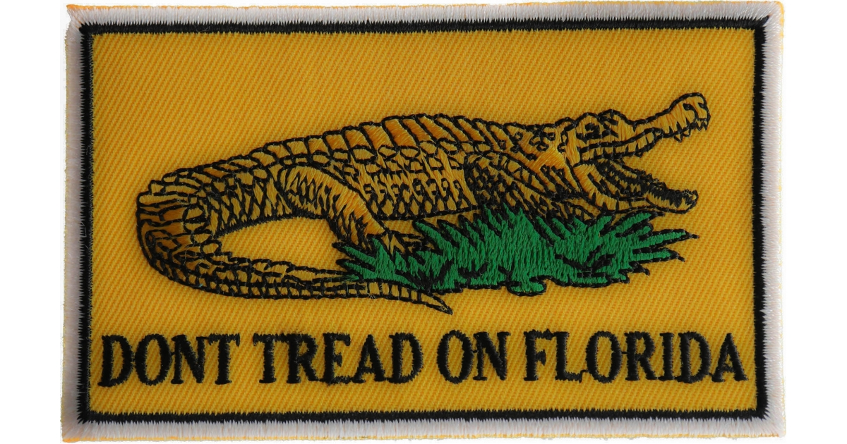 Don't tread on Florida Flag Patch by Ivamis Patches