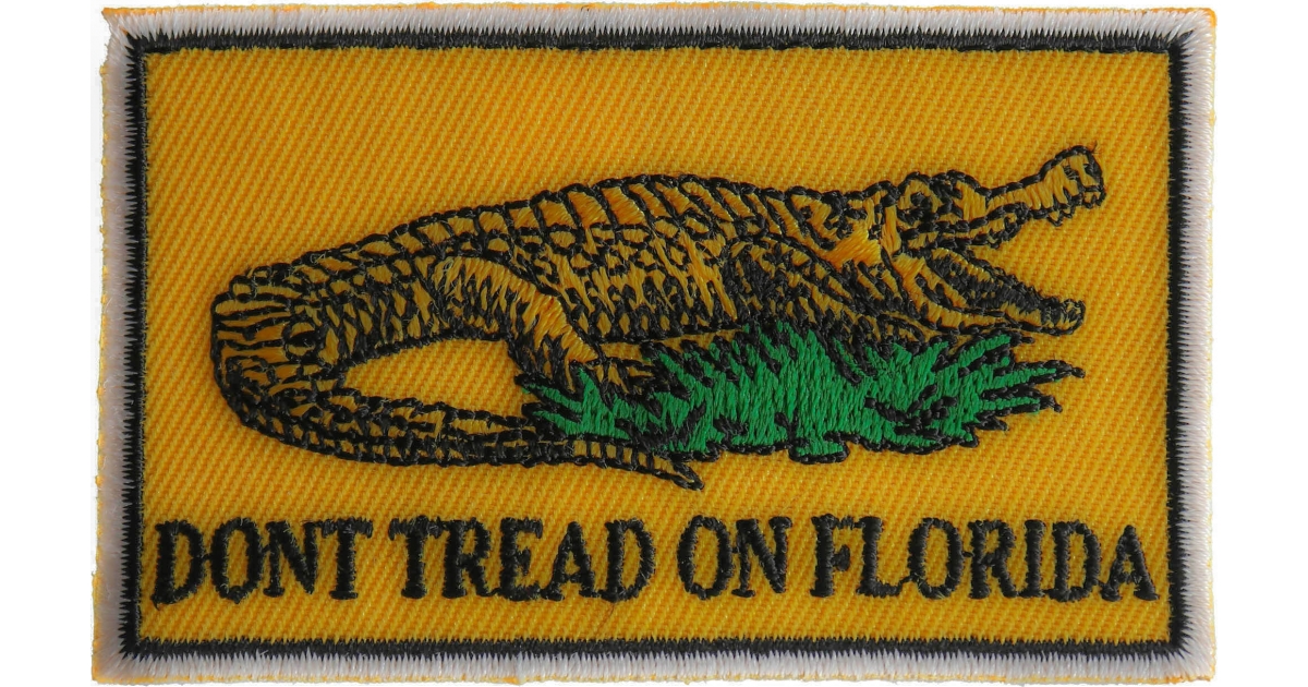 Don't tread on Florida Small Gadsden Flag Patch by Ivamis Patches