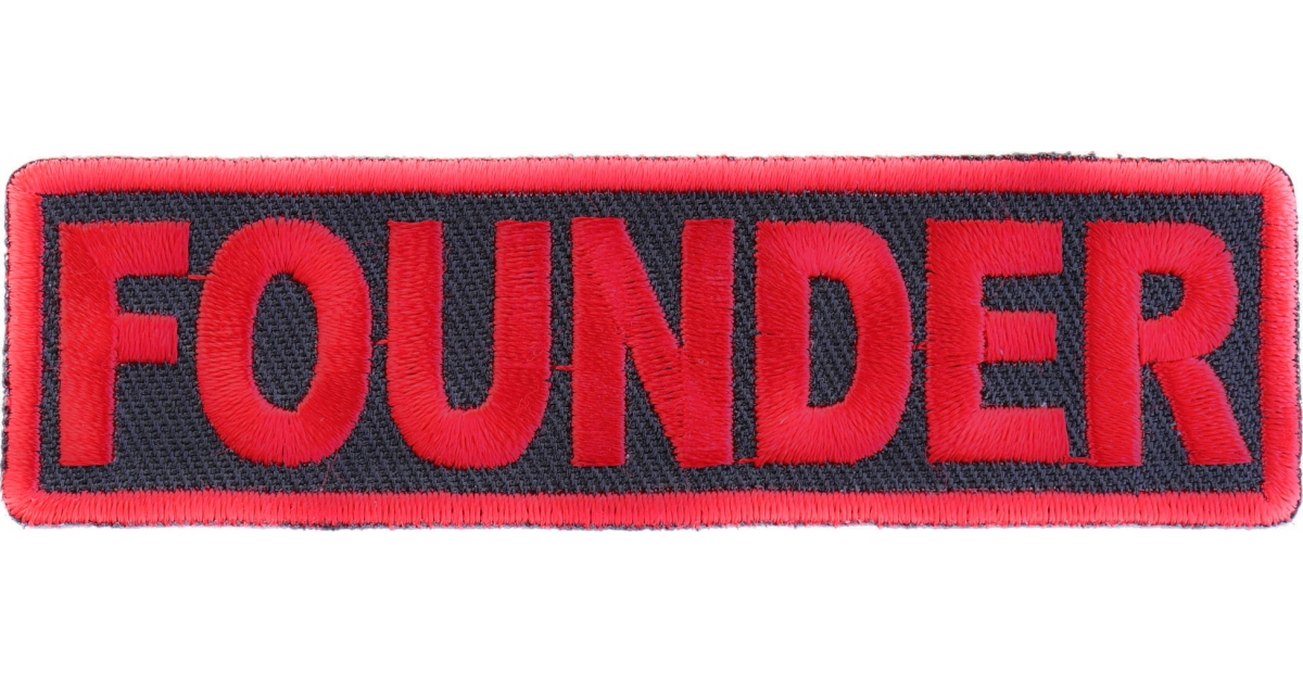 Founder Patch, Motorcycle Club Patches for Bikers by Ivamis Patches
