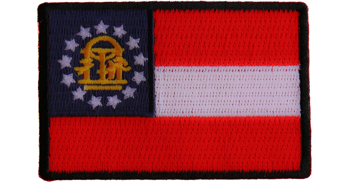Georgia State Flag Patch by Ivamis Patches