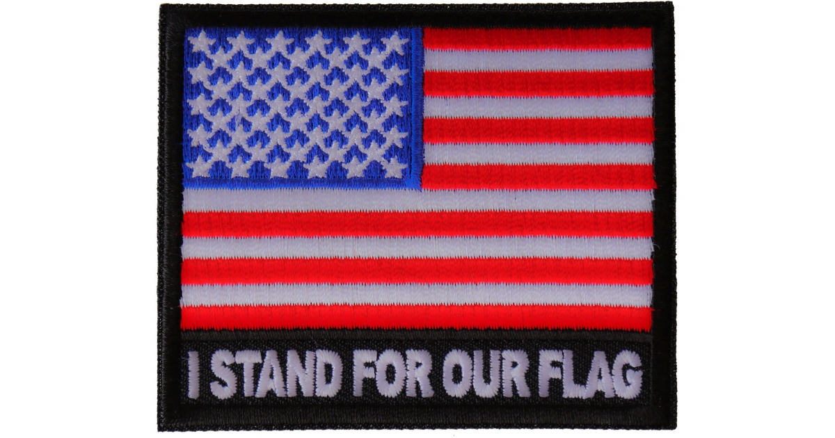 I Stand for Our Flag Patch by Ivamis Patches