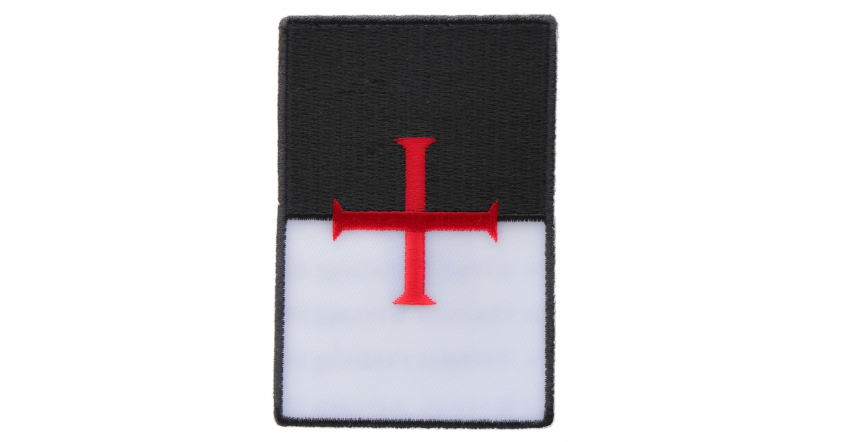 Knights Templar Flag Patch | Embroidered Patches by Ivamis Patches