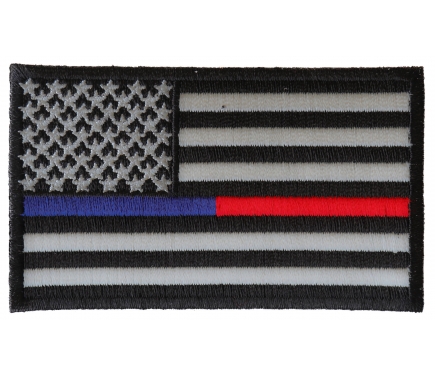 Law Enforcement and Firefighter Support American Flag Patch by Ivamis ...