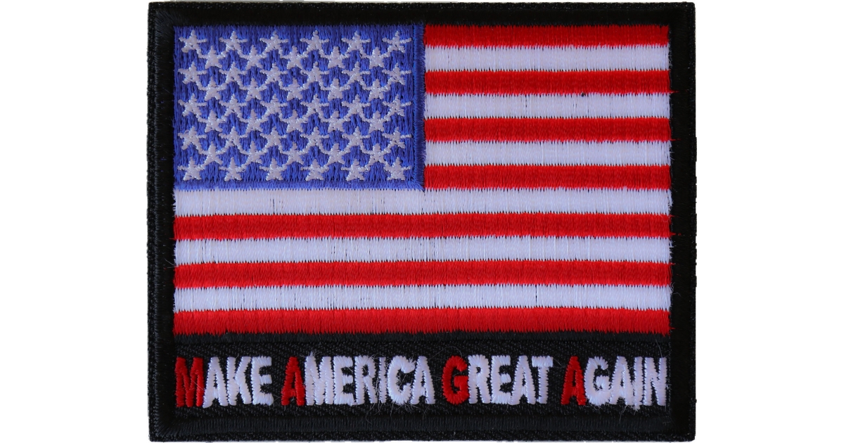 Make America Great Again MAGA US Flag Patch by Ivamis Patches