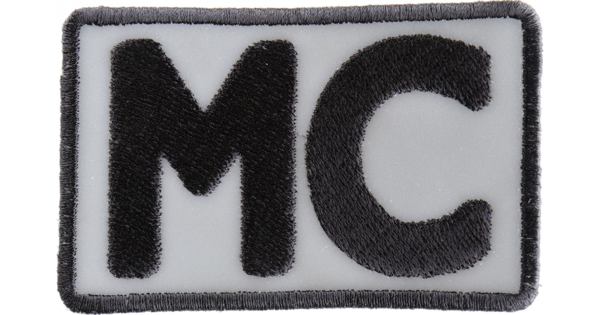 Reflective MC Patch - Biker Saying Patches by Ivamis Patches