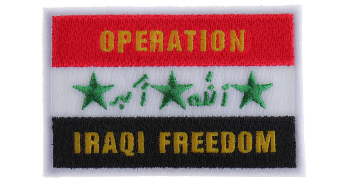 Operation Iraq Freedom Patch | US Iraq War Military Veteran Patches by ...