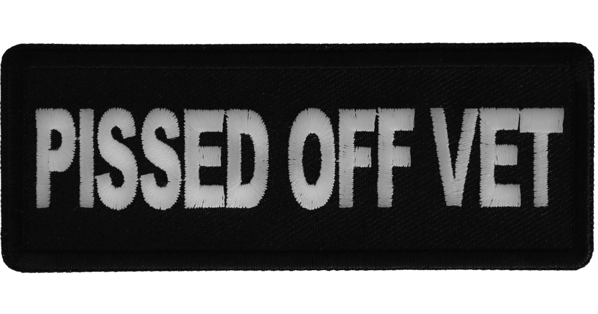 Pissed off Vet Patch, Military Saying Patches by Ivamis Patches