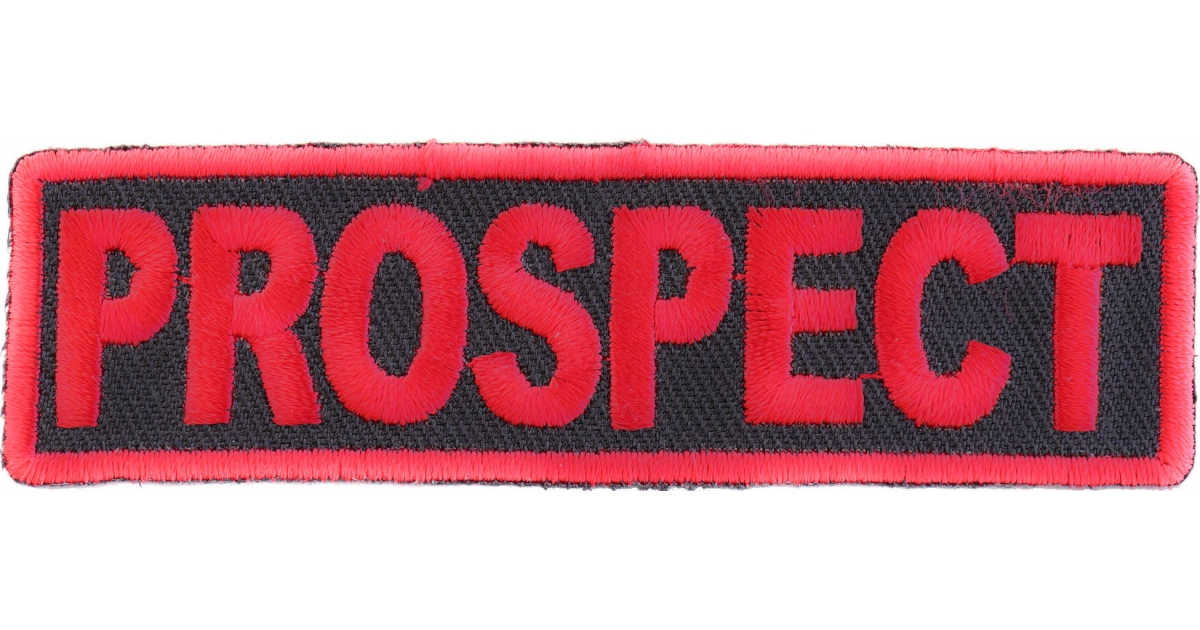 Prospect Patch, Motorcycle Club Patches for Bikers by Ivamis Patches
