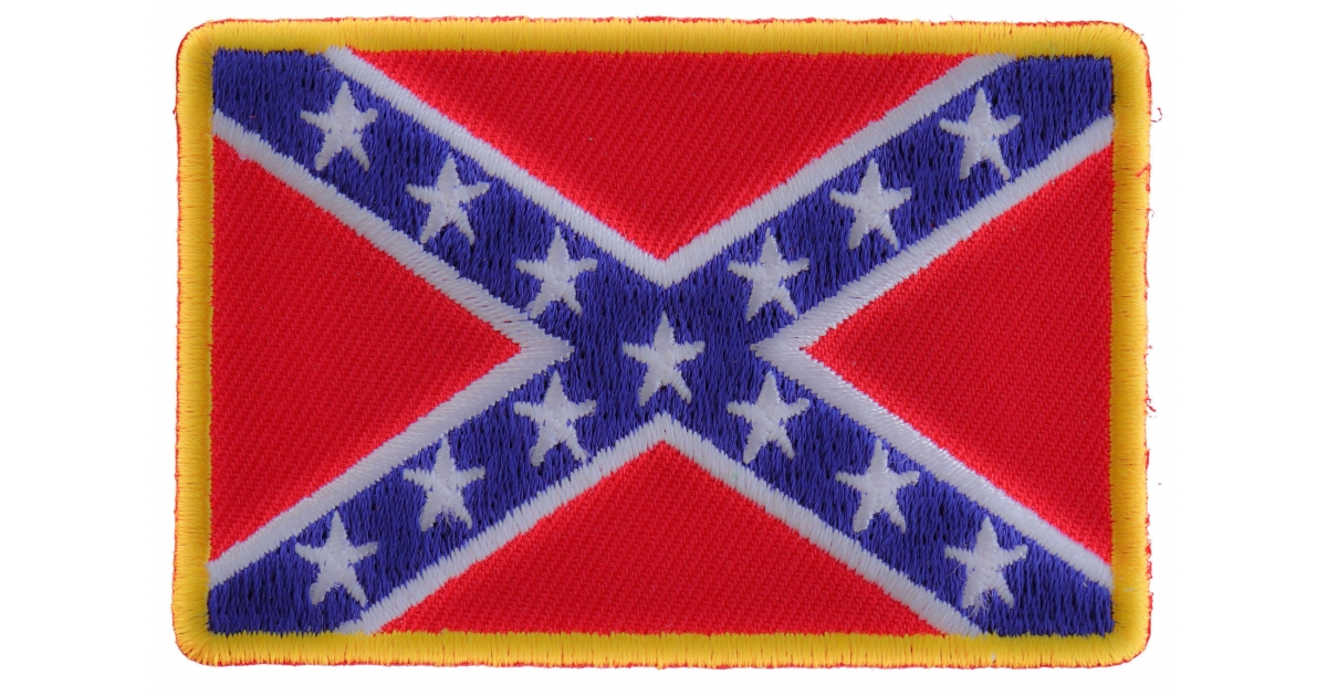 Rebel Flag Patch - Confederate Flag | Embroidered Patches by Ivamis Patches