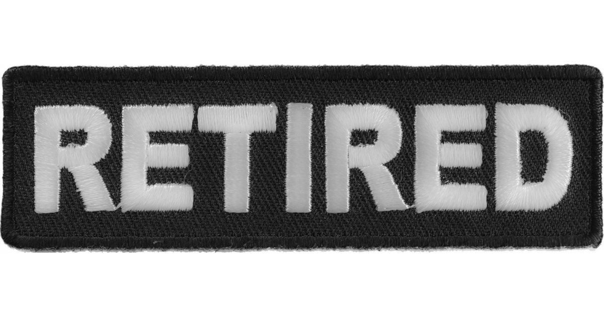 Retired Patch | US Military Veteran Patches by Ivamis Patches