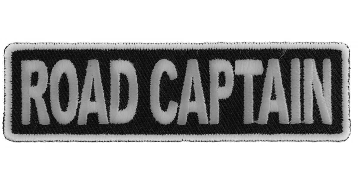 Road Captain Patch, Motorcycle Club Patches for Bikers by Ivamis Patches