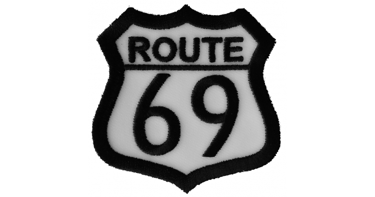 Route 69 Patch - Biker Saying Patches by Ivamis Patches