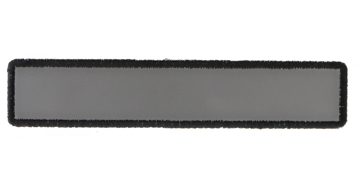 Small Reflective 5 Inch Strip Patch, Embroidered Iron On Patch ...
