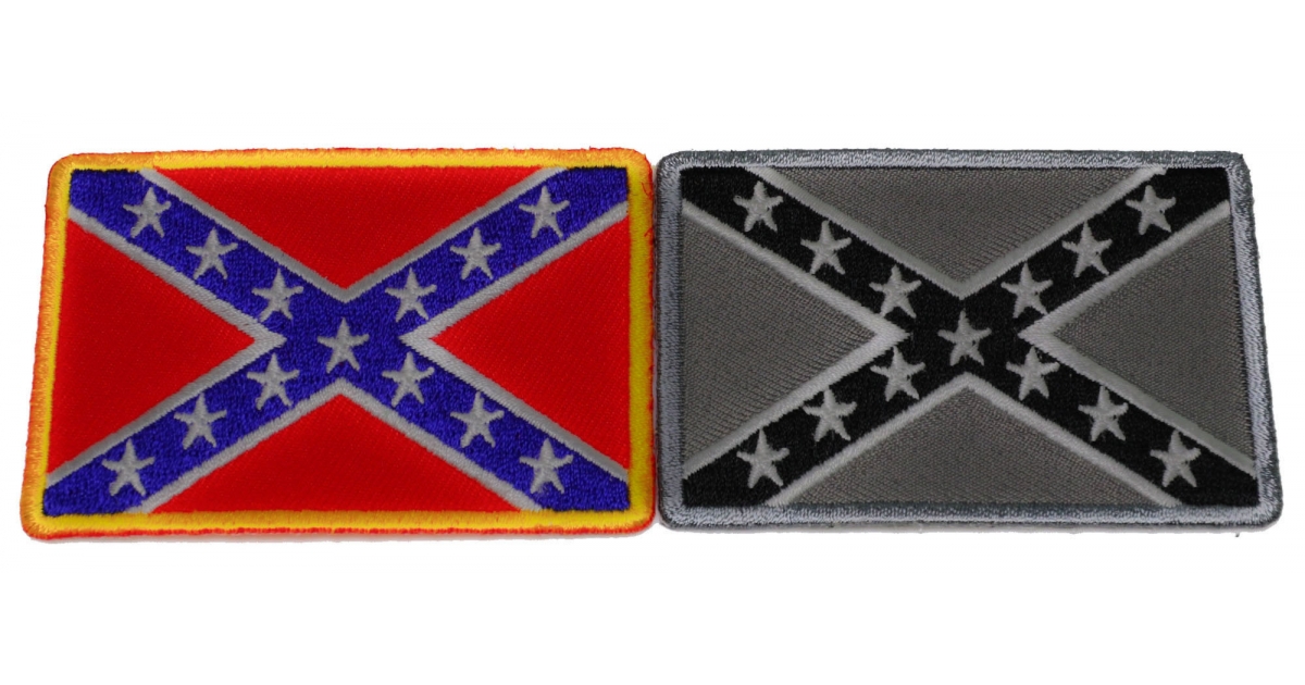 Southern Flag Patches 2 Confederate Flags by Ivamis Patches