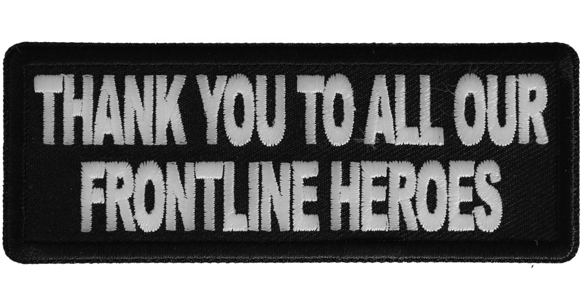 Thank you to all our Frontline Heroes Patch by Ivamis Patches