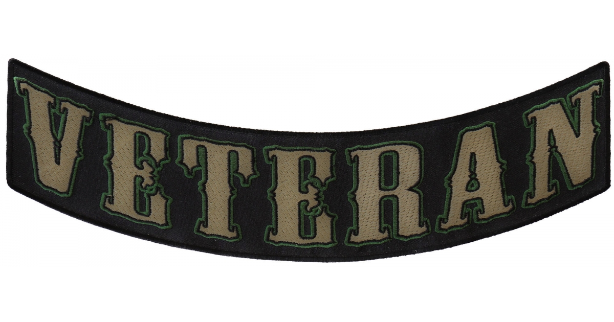 Veteran Patch, Large Rocker Patches by Ivamis Patches