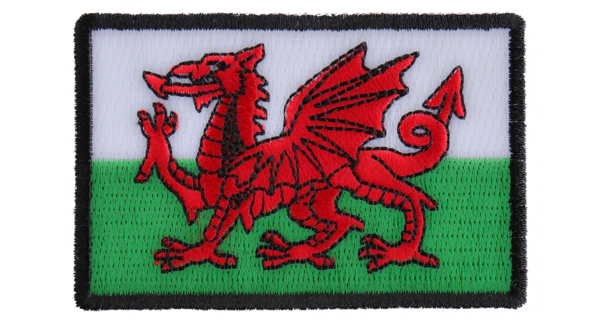 Wales Flag Patch by Ivamis Patches