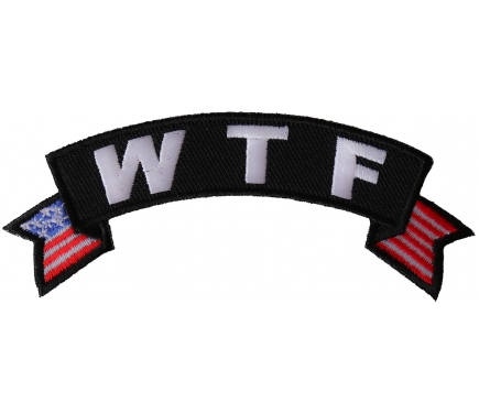 WTF Patch, Funny Patches for Adults by Ivamis Patches
