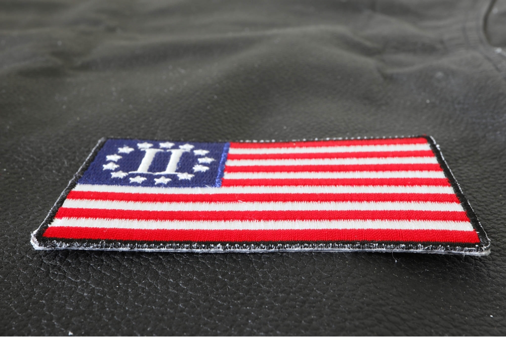 Second American Revolution Flag Patch | Embroidered Patches by Ivamis ...